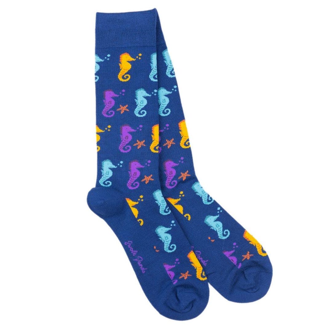 Seahorse Bamboo Socks - Etsy