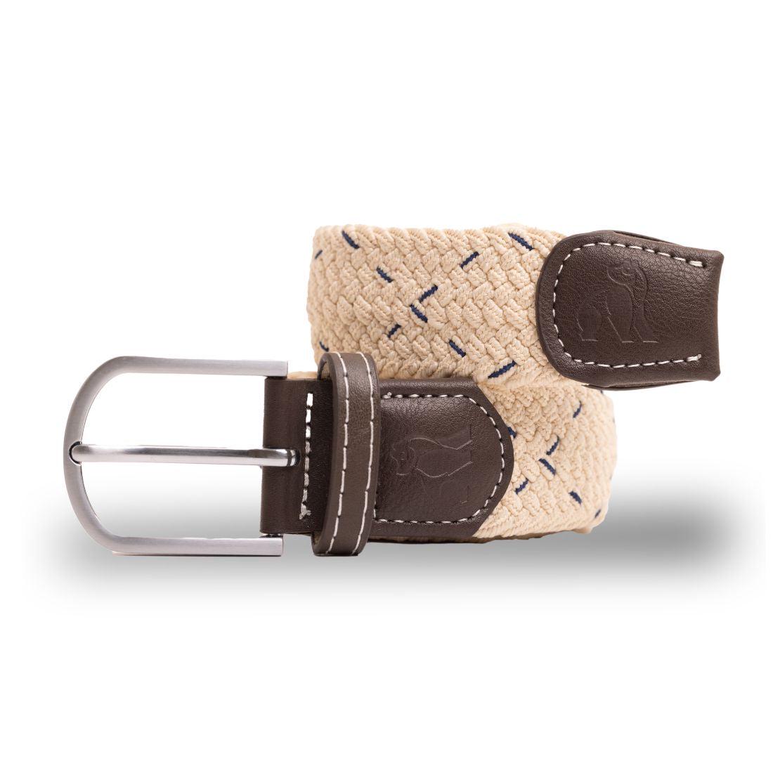 Woven Belt - Cream & Blue Dot - Etsy