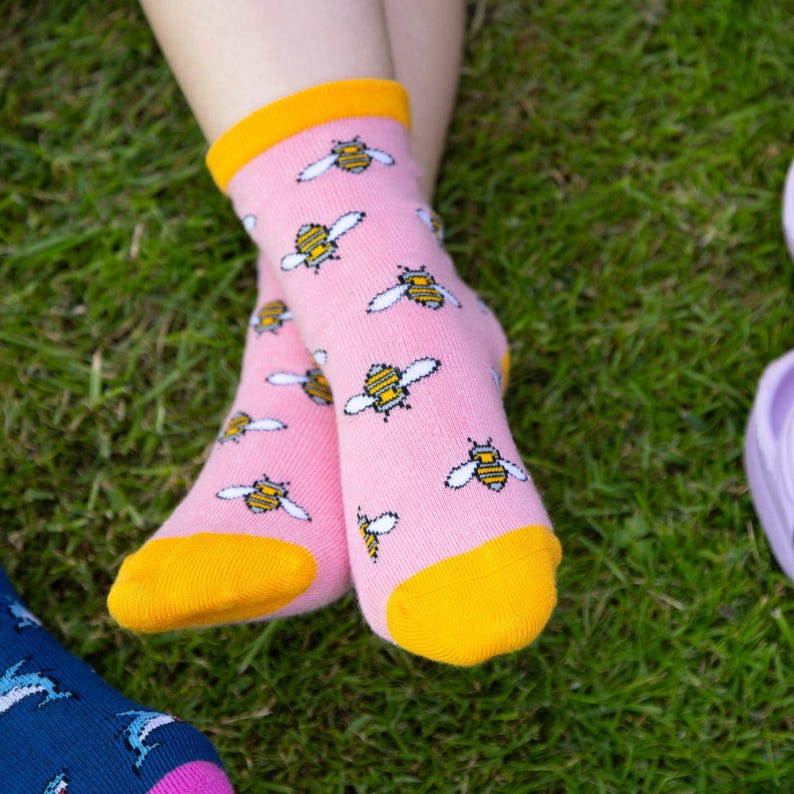 Children's Bumblebee Bamboo Socks - Etsy