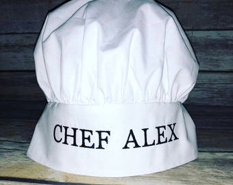 Embroidered chef hat | Etsy