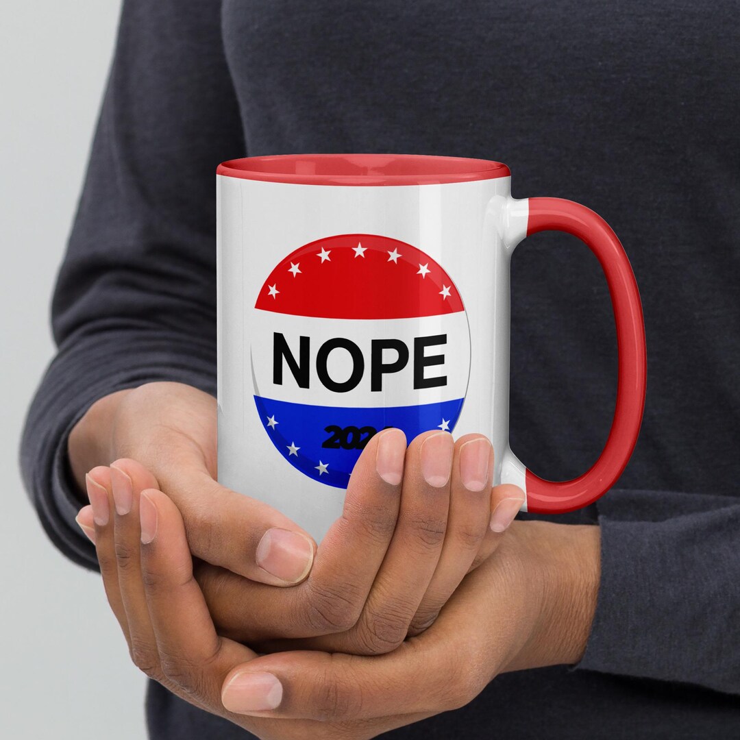 NOPE 2024 Vote Logo Mug With Color Inside - Etsy