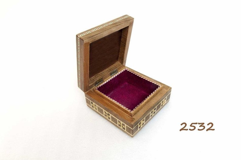 Square Small Size Pearl Box 10.5X10.5X5 Cm | Etsy
