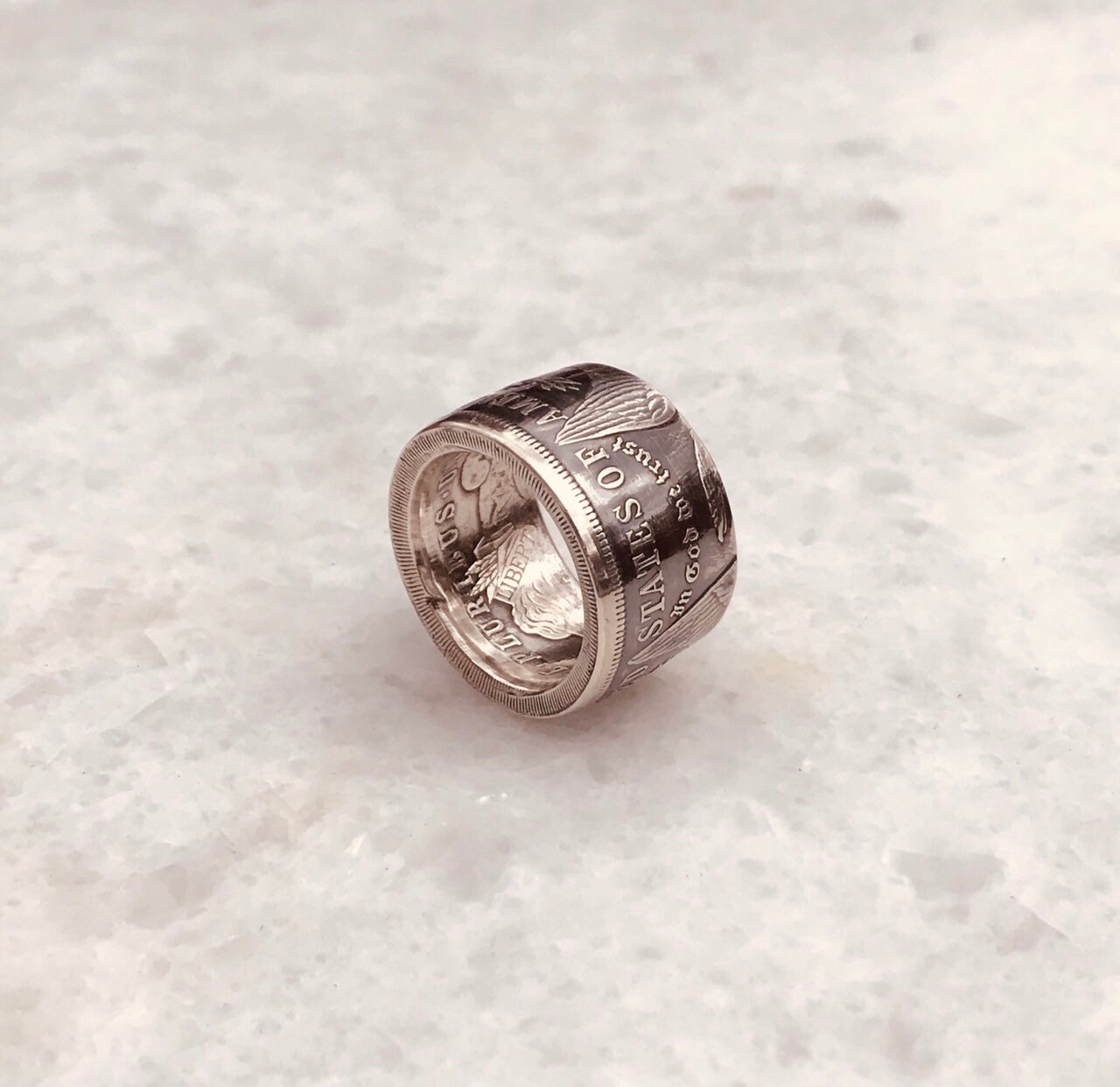 Morgan Silver Dollar Coin Ring | Etsy