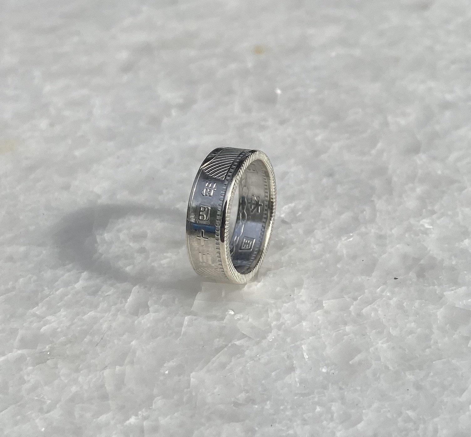 Japanese 100 Yen Silver Coin Ring | Etsy