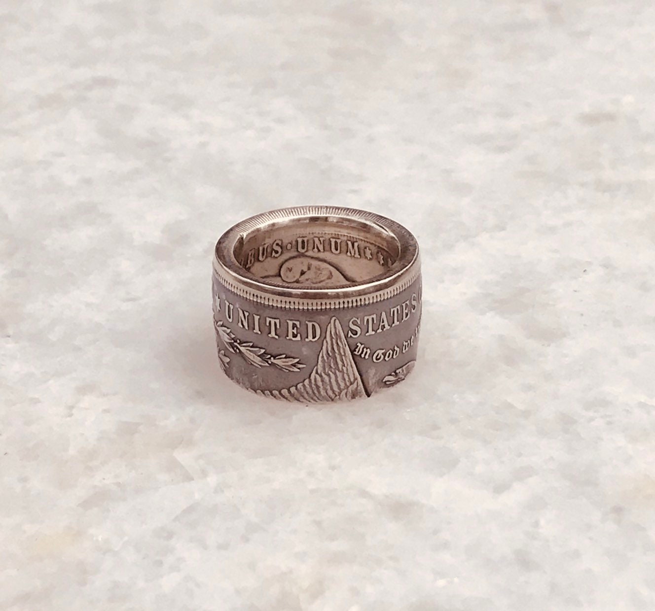 Morgan Silver Dollar Coin Ring | Etsy