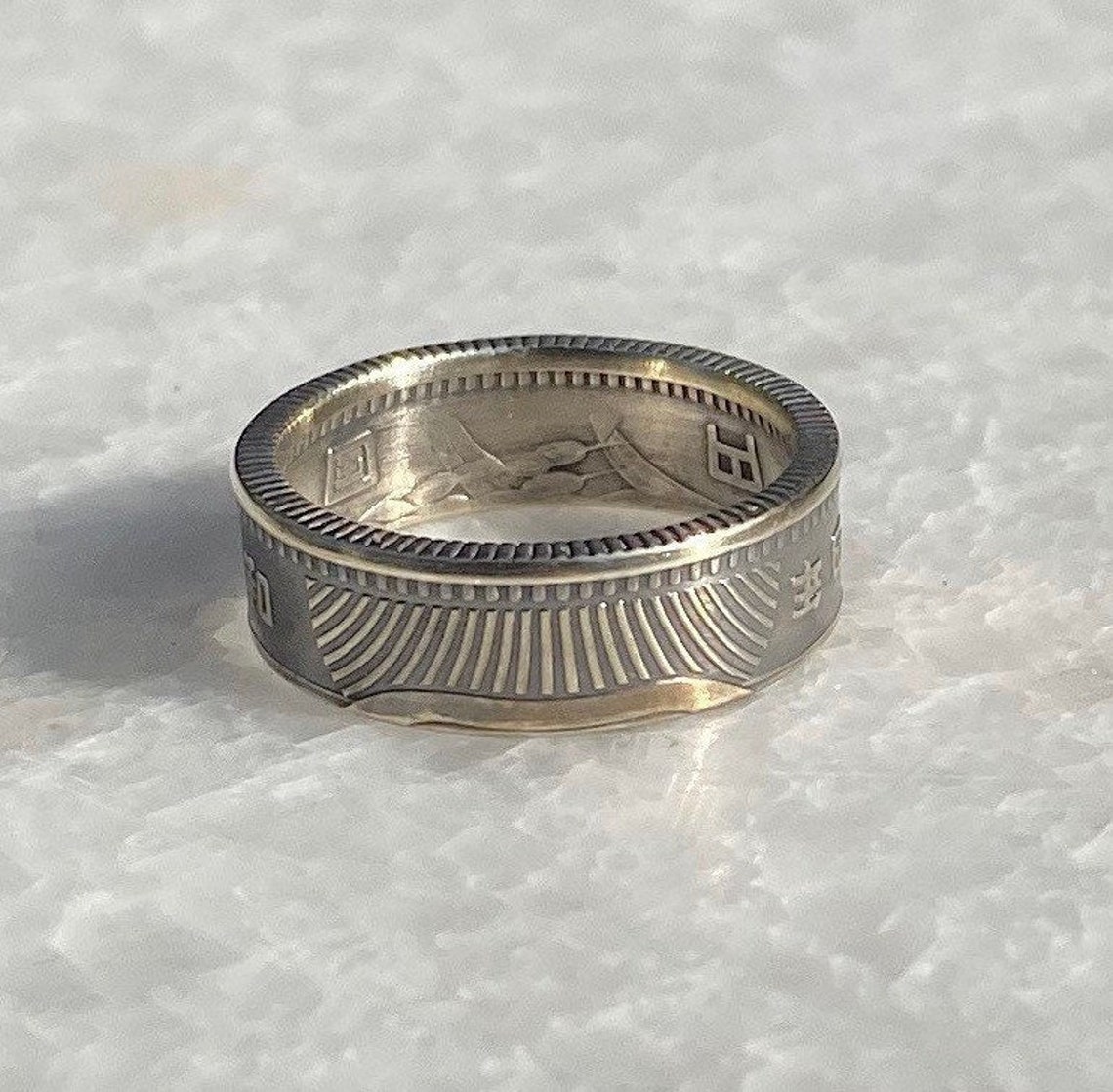 Japanese 100 Yen Silver Coin Ring - Etsy