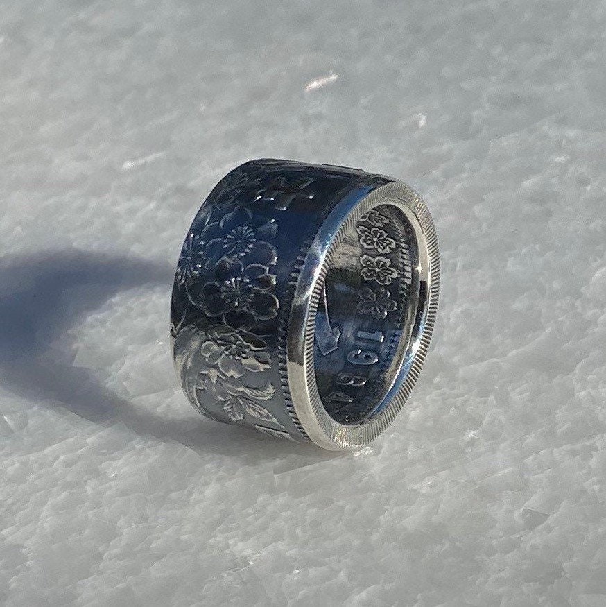 1964 Tokyo Olympics 1000 Yen Silver Coin Ring - Etsy