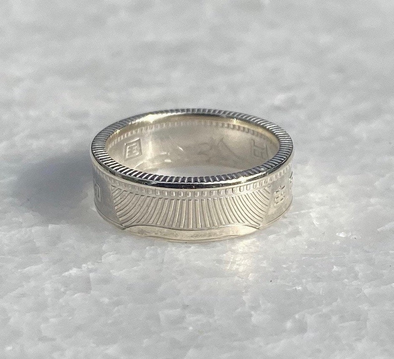 Japanese 100 Yen Silver Coin Ring - Etsy