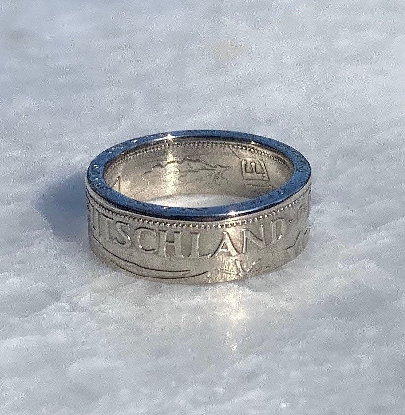 German Deutschemark Coin Ring | Etsy