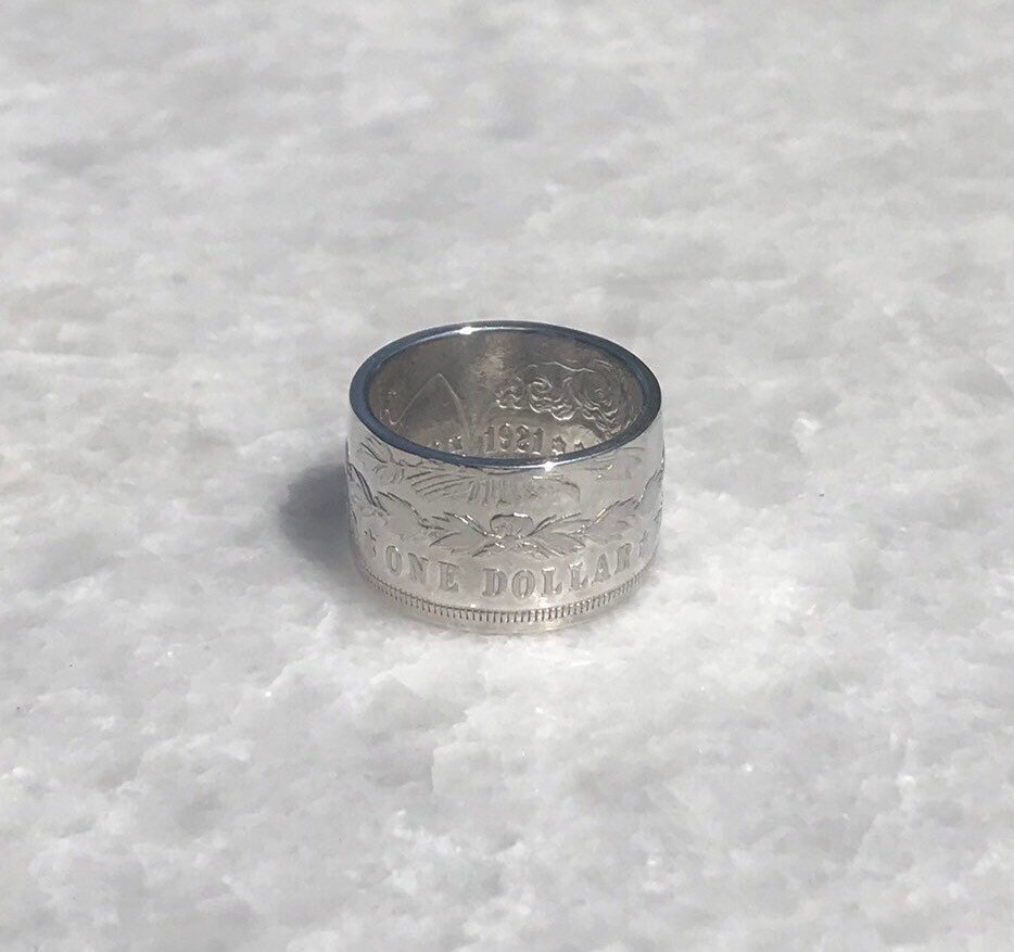 Morgan Silver Dollar Coin Ring | Etsy