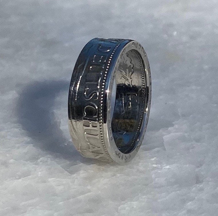 German Deutschemark Coin Ring | Etsy