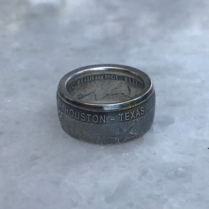 Texas Coin Ring - Etsy