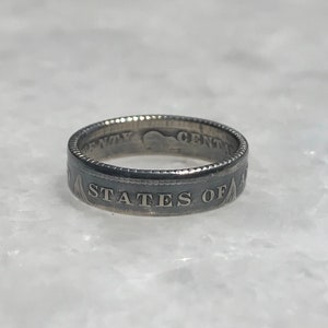 Silver Ring Made From a 100+ Year Old American Minted Coin! - Etsy