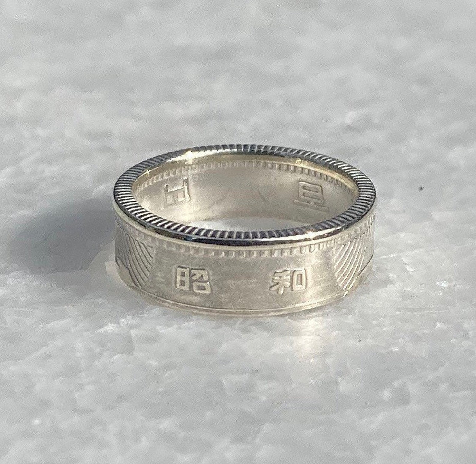 Japanese 100 Yen Silver Coin Ring - Etsy