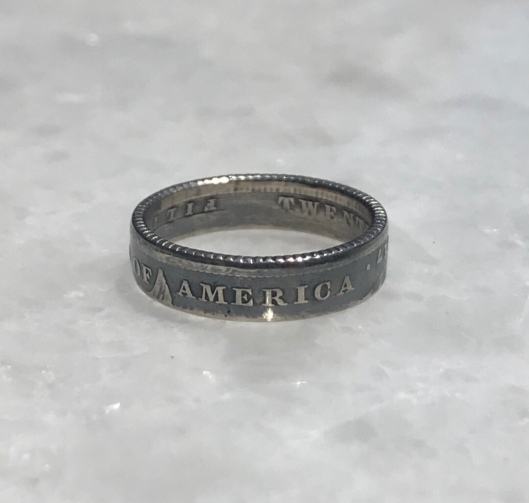 Silver Ring Made From a 100+ Year Old American Minted Coin! - Etsy