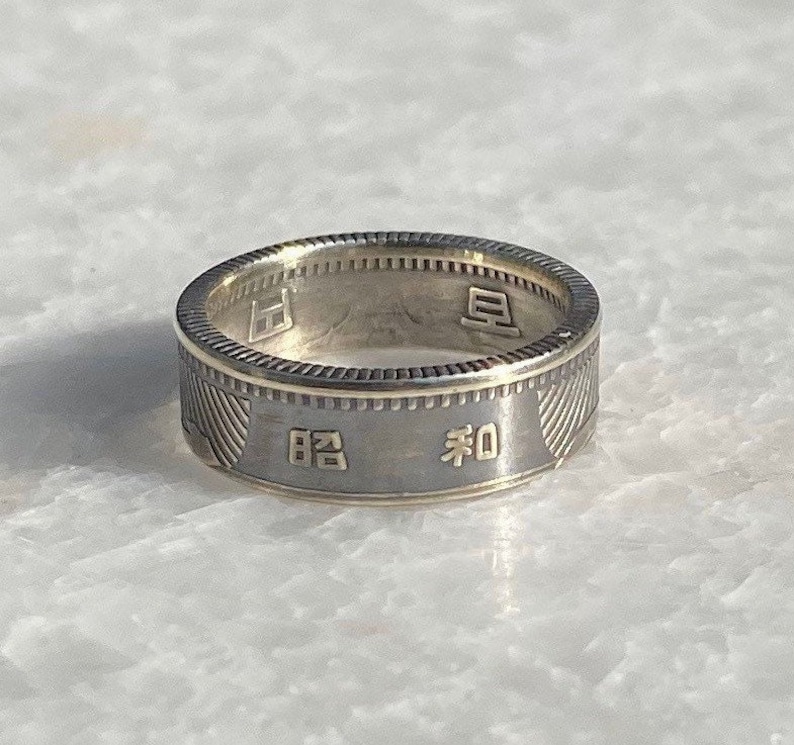 Japanese 100 Yen Silver Coin Ring - Etsy