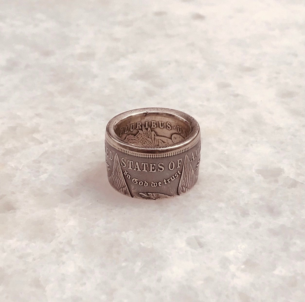 Morgan Silver Dollar Coin Ring | Etsy