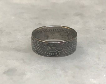 Japanese 100 Yen Silver Coin Ring | Etsy