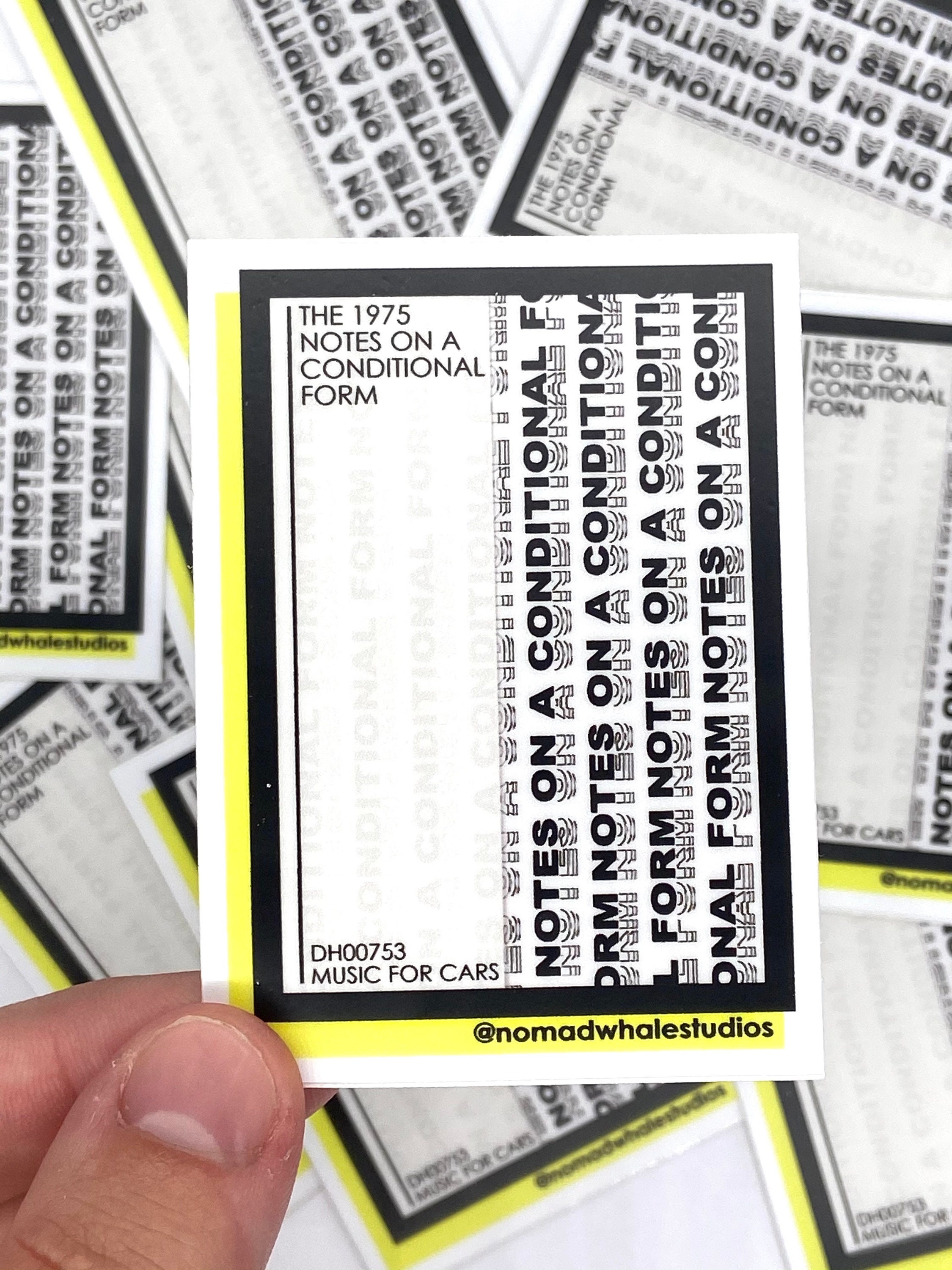 The 1975 Notes on a Conditional Form Sticker - Etsy