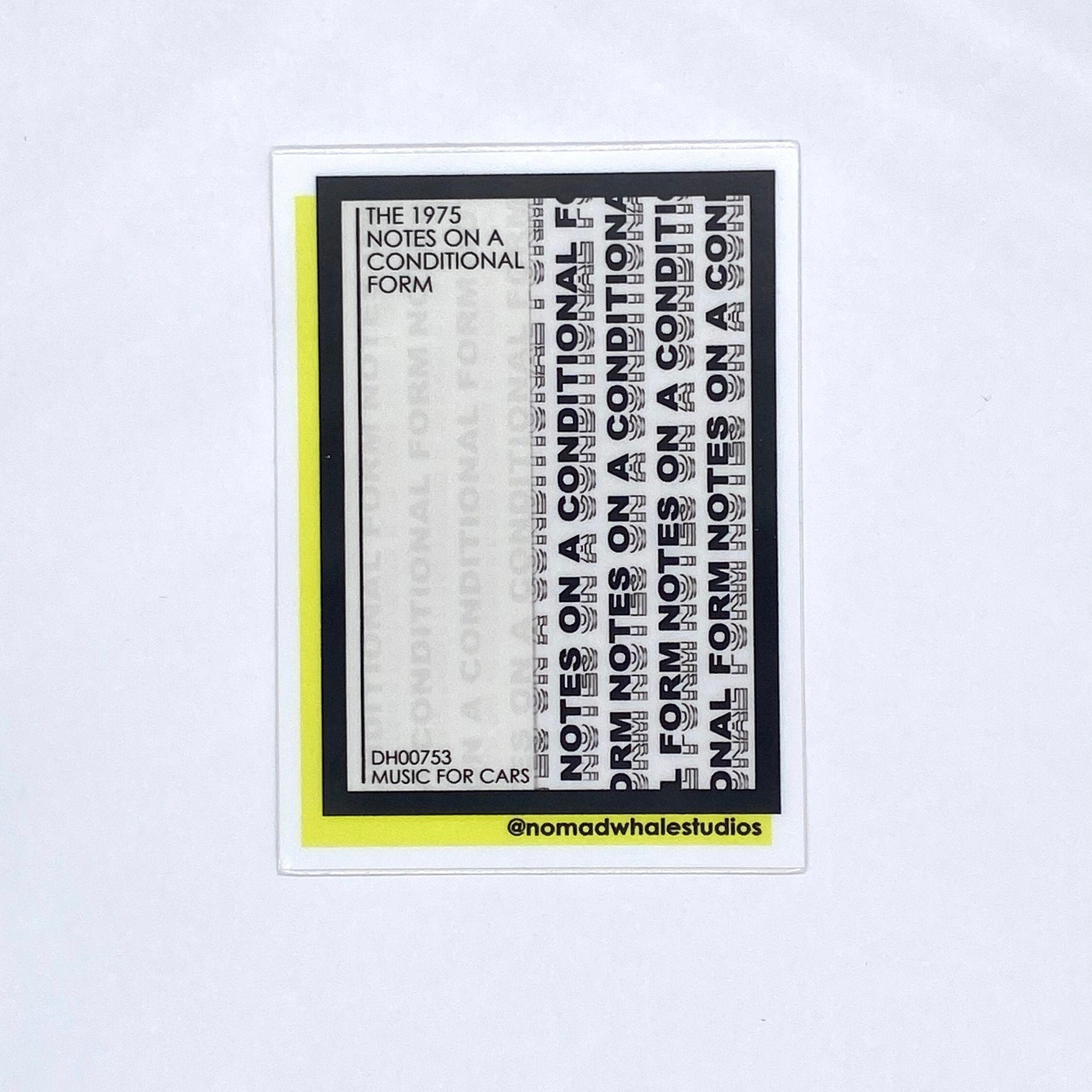 The 1975 Notes on a Conditional Form Sticker - Etsy