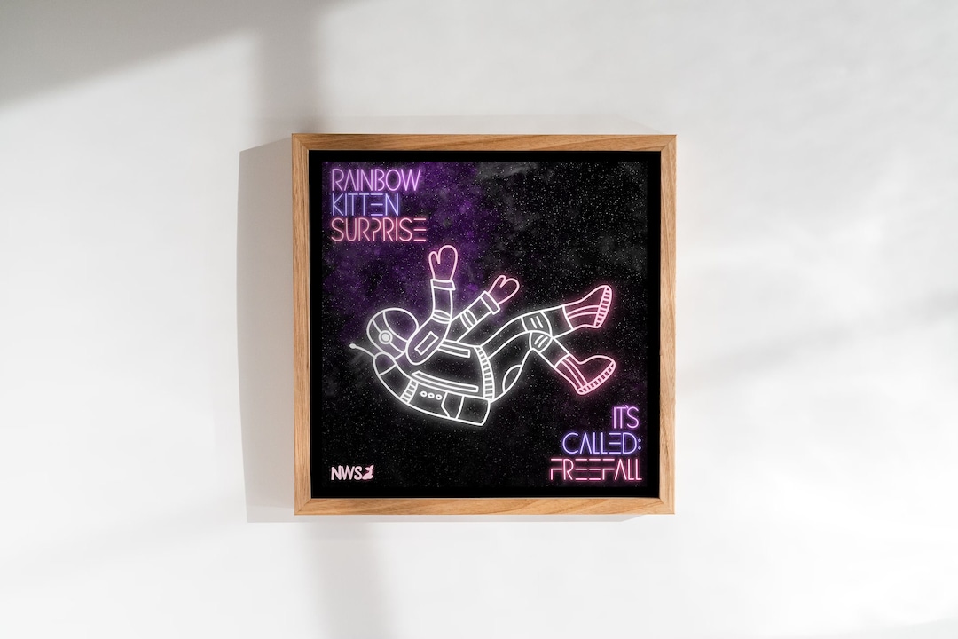 It's Called: Freefall Rainbow Kitten Surprise Song Print Poster Art ...