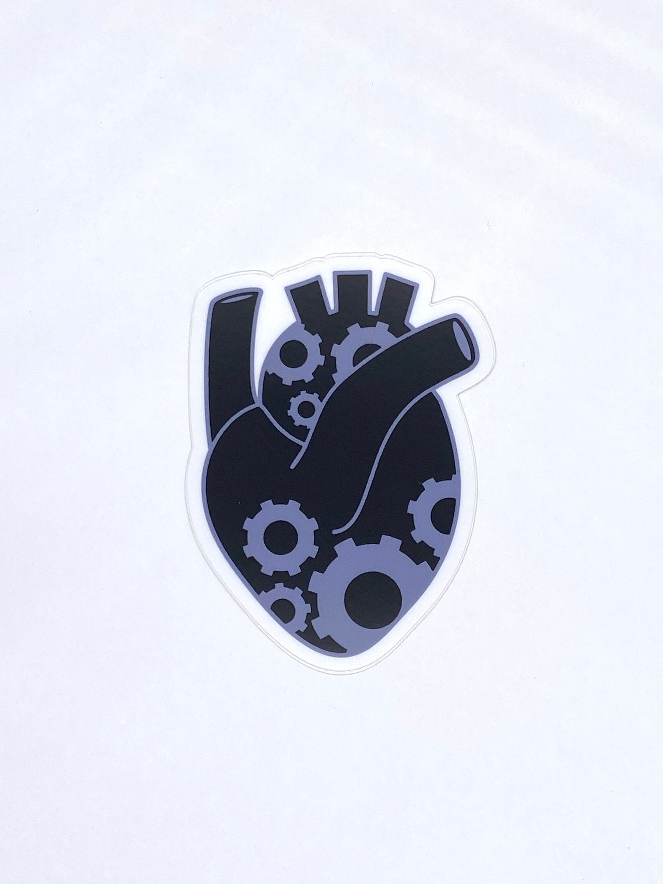 Anatomical Heart Sticker, Anatomical Heart Laptop Sticker, College ...