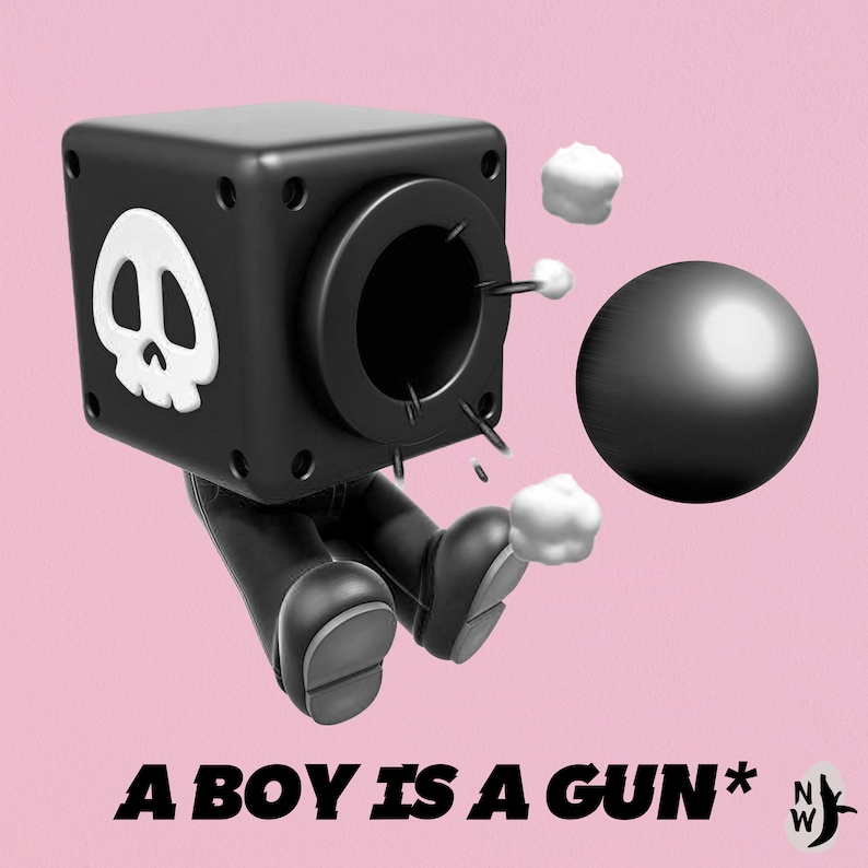 A BOY IS A GUN* Tyler the Creator Song Print Super Mario Brothers ...