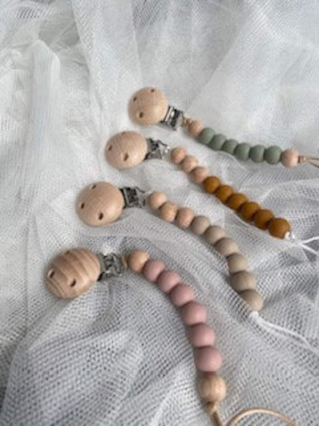 Newborn Baby Dummy Holder | Boho Baby | Newborn Baby Dummy | Dummy Clip ...