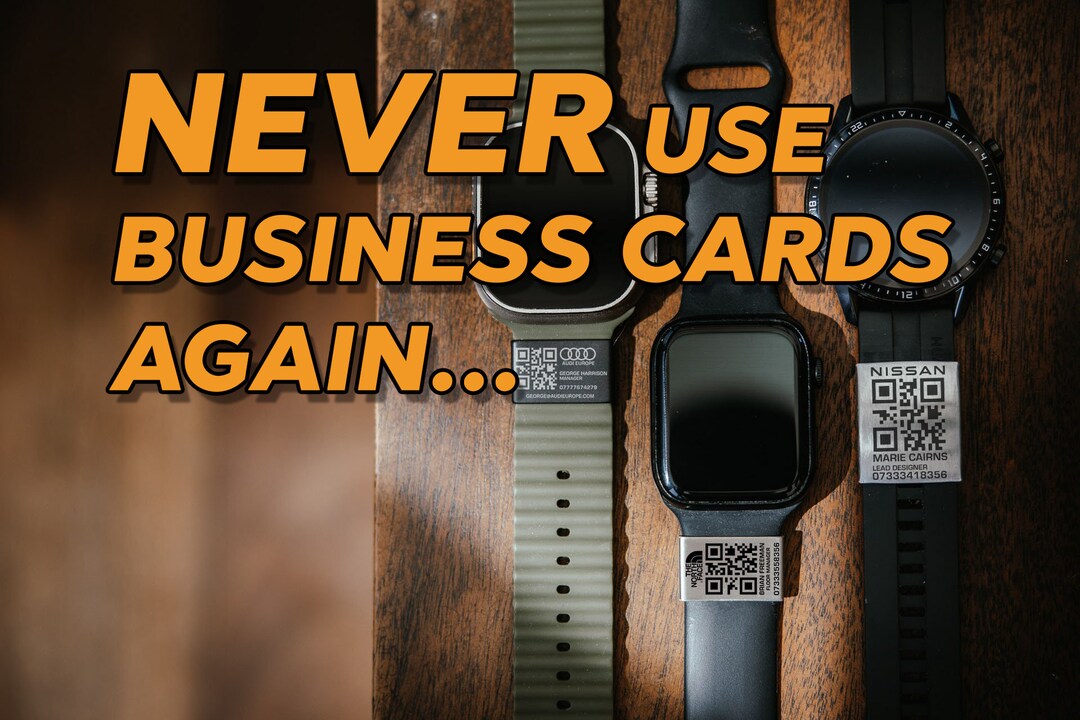 Personnalised Business Card With a Difference! | Contactless Business ...