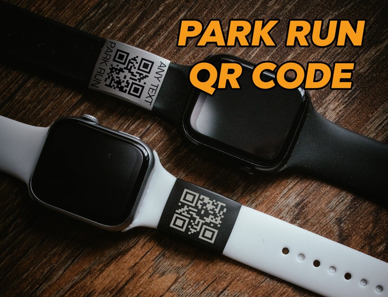 Personalised Parkrun QR Code Tag for Parkrun Runners Walkers Joggers ...