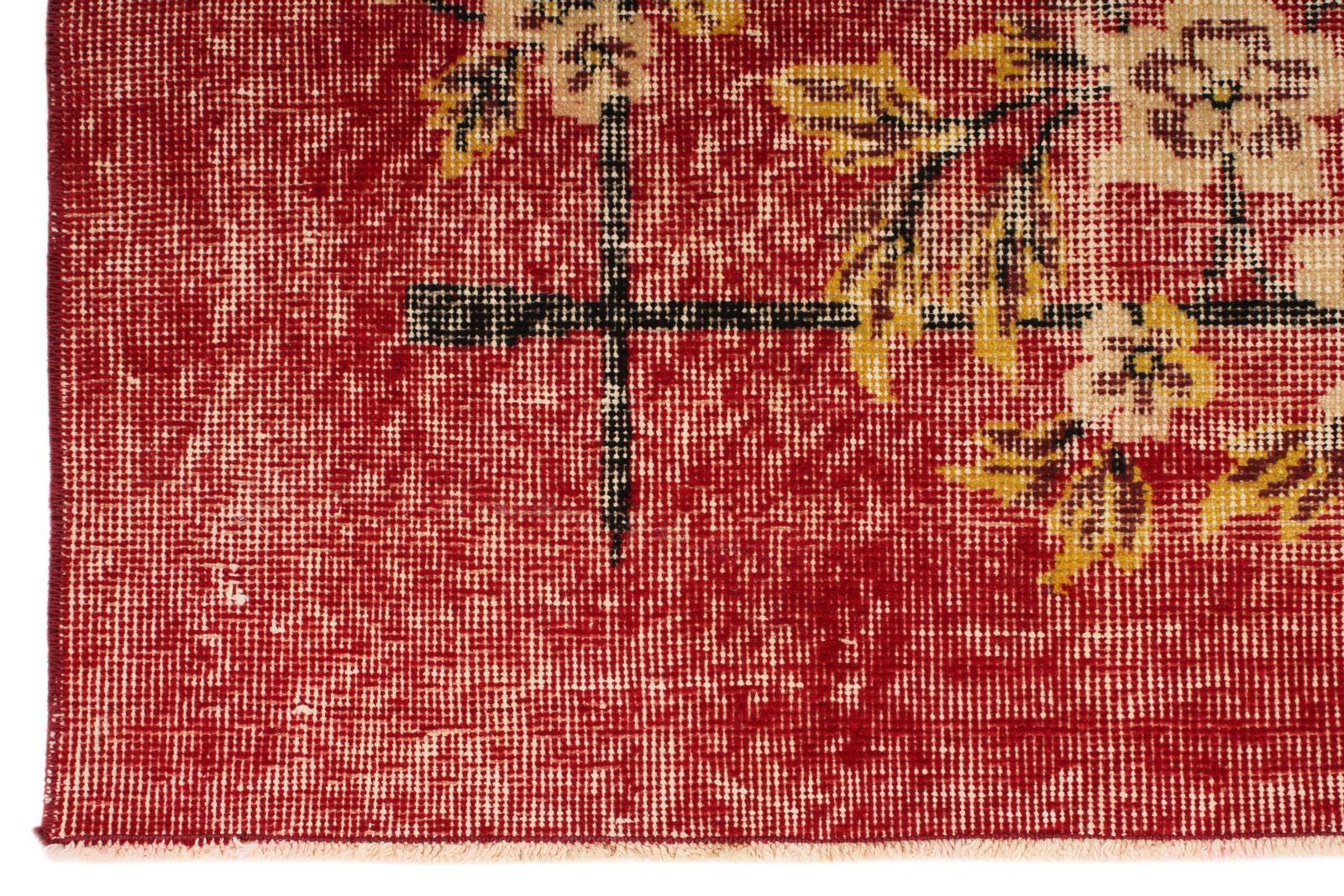 7x10 Red and Yellow Modern Contemporary Rug - Etsy
