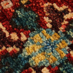 5x8 Blue and Rust Anatolian Traditional Rug - Etsy