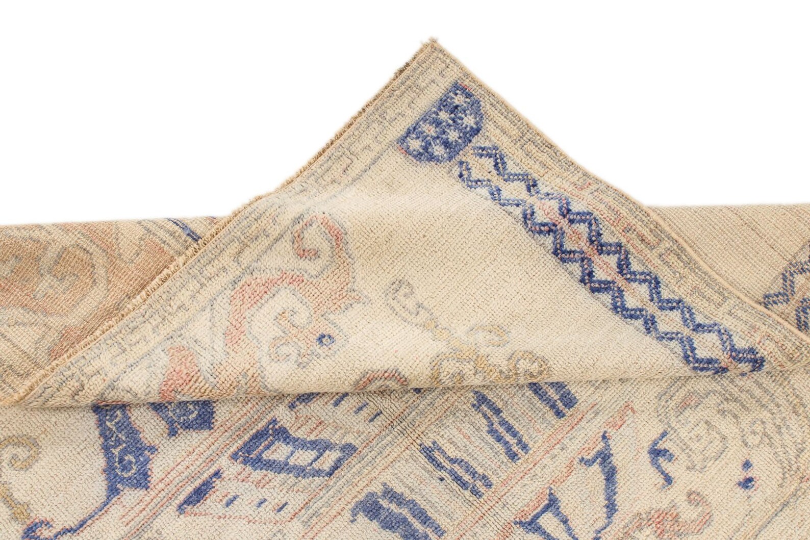 4x6 Beige and Navy Turkish Tribal Rug - Etsy