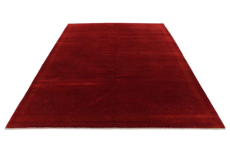 7x10 Red Modern Contemporary Rug - Etsy