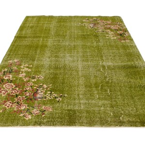 6x9 Green and Multicolor Modern Contemporary Rug - Etsy