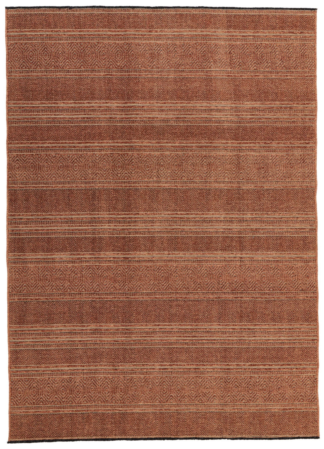 6x9 Dark Rust and Rust Modern Contemporary Rug - Etsy