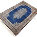 4x6 Navy and Blue Turkish Antep Rug - Etsy
