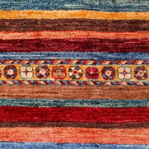 8x10 Multicolor and Red Tribal Rug - Etsy