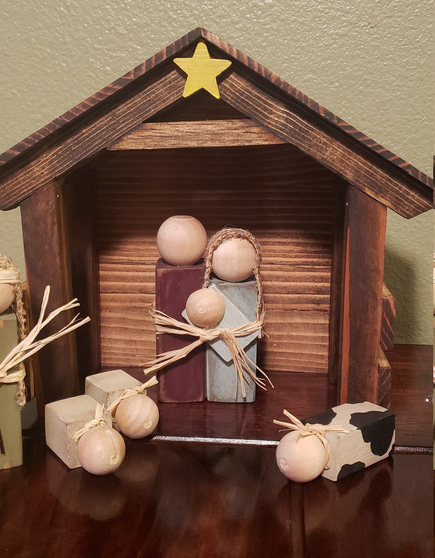 Beautiful, Handmade Nativity. - Etsy