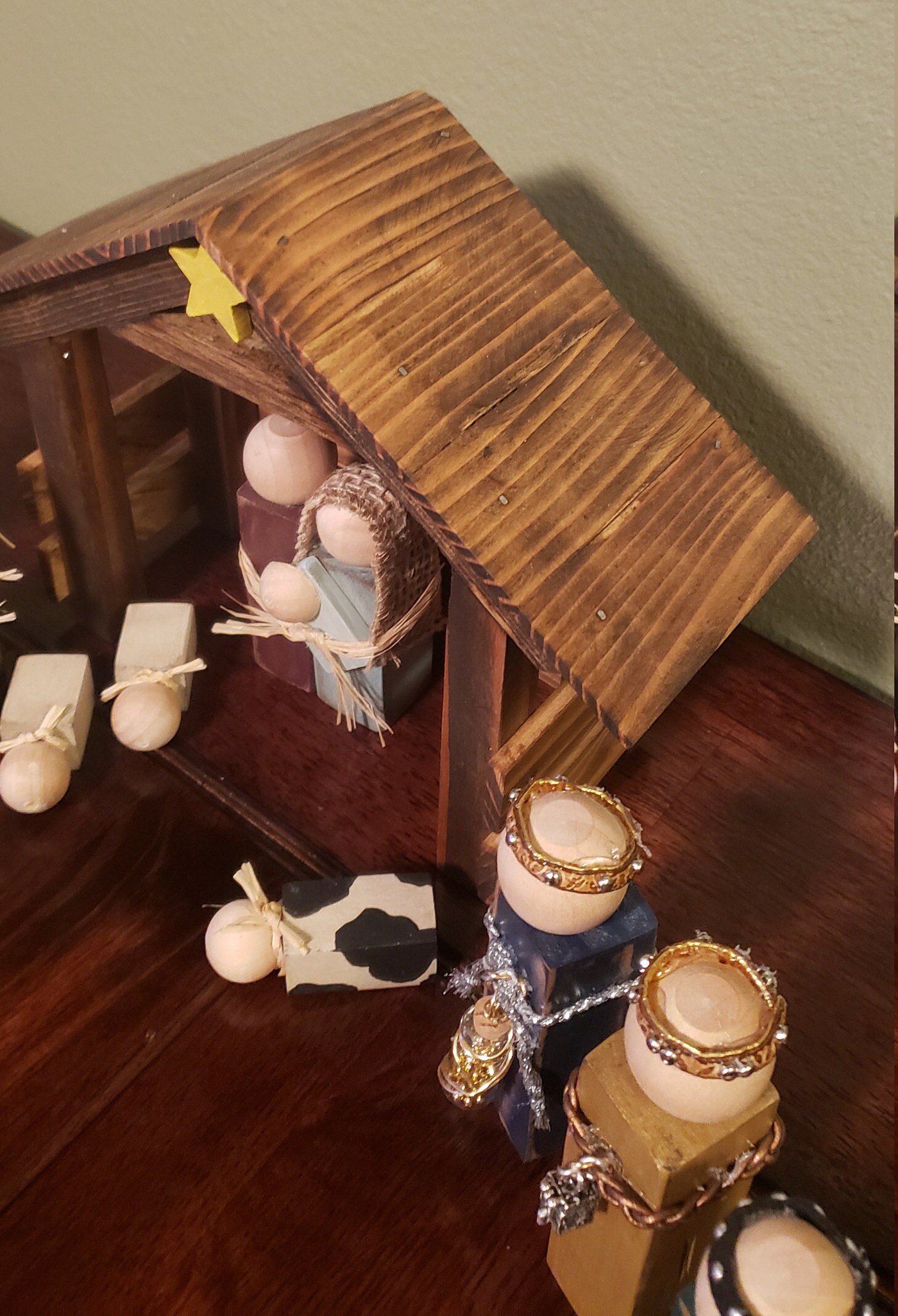 Beautiful, Handmade Nativity. - Etsy