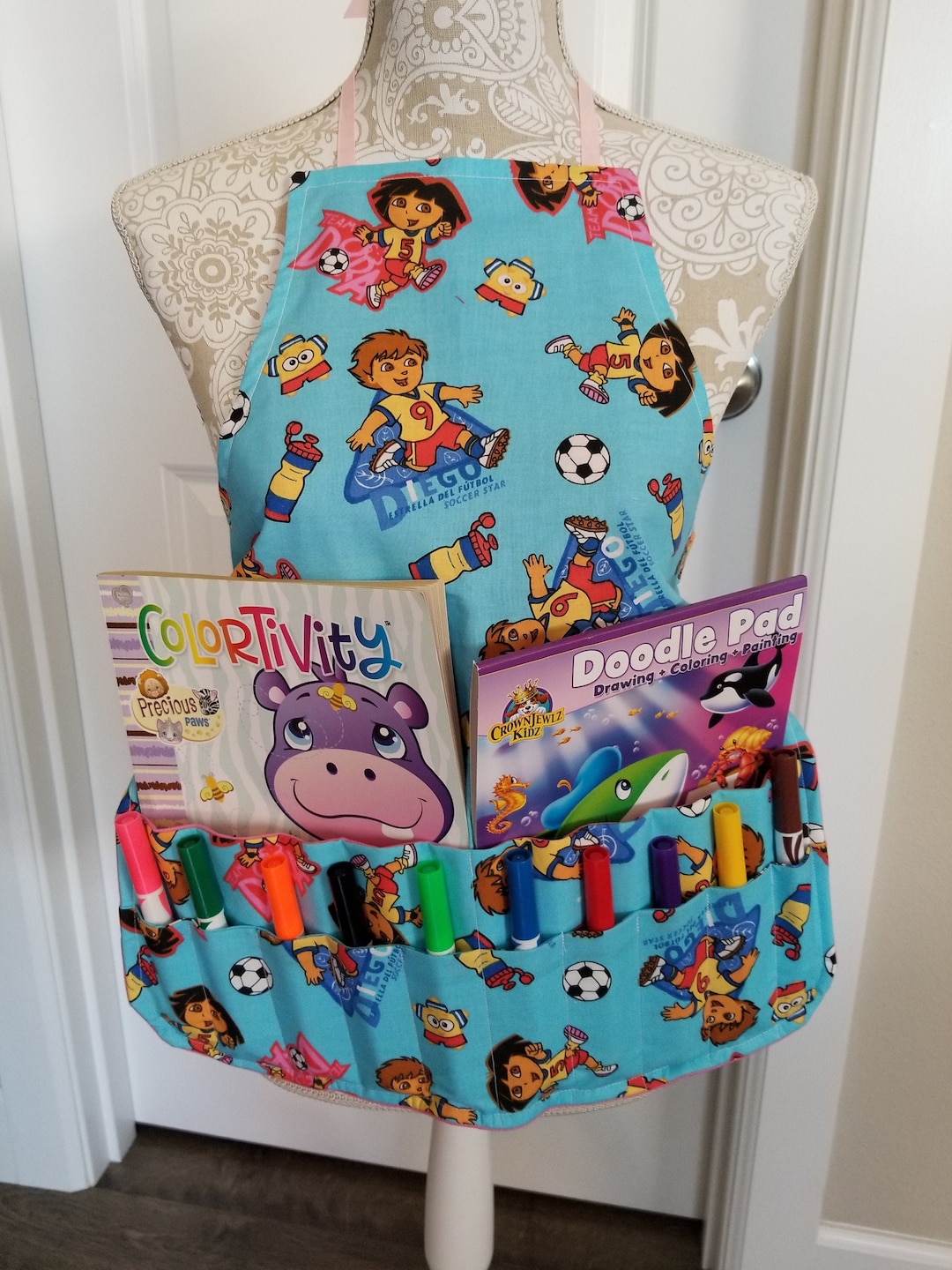 Dora & Diego Activity Apron - Etsy