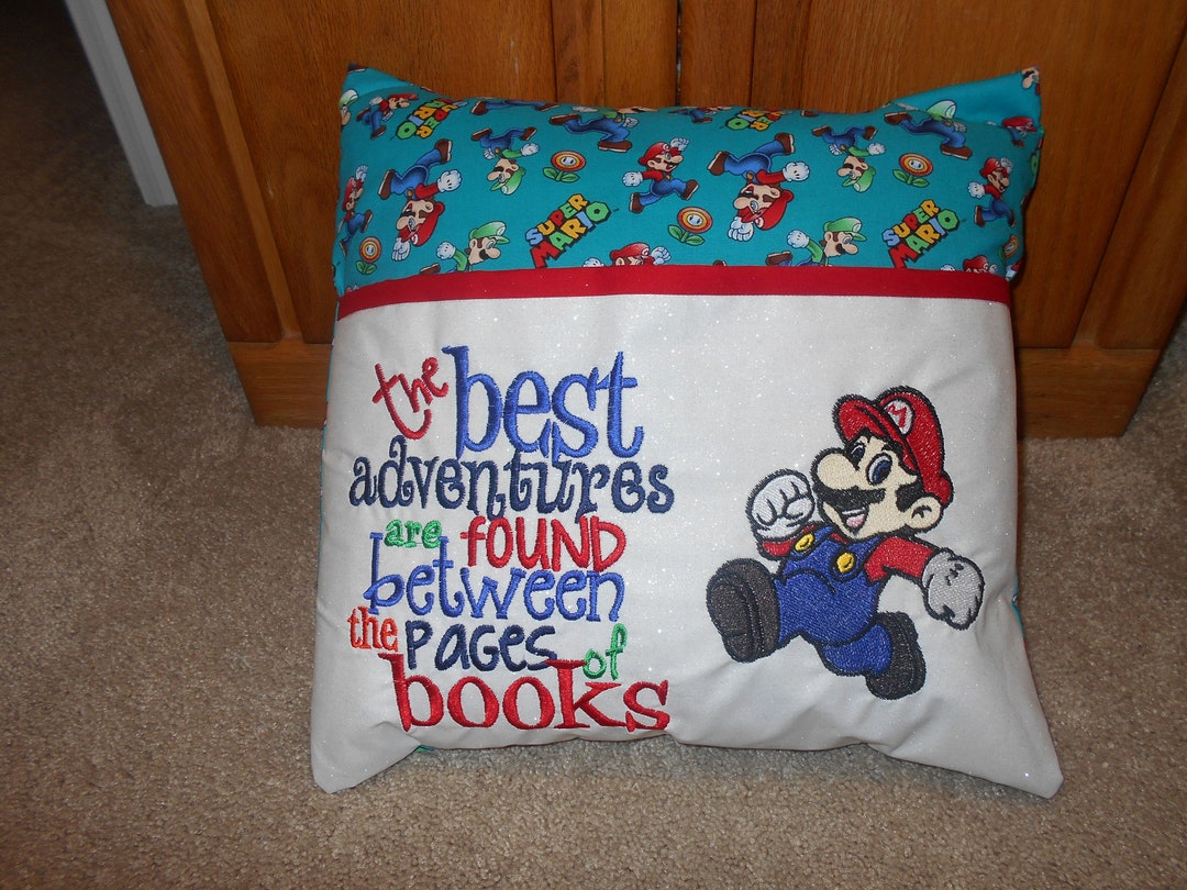 Plumber Brother Book Pillow - Etsy