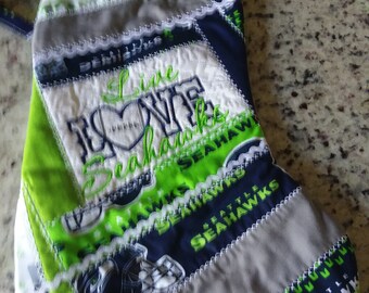 Seattle Seahawks Handmade Christmas Stocking - Etsy