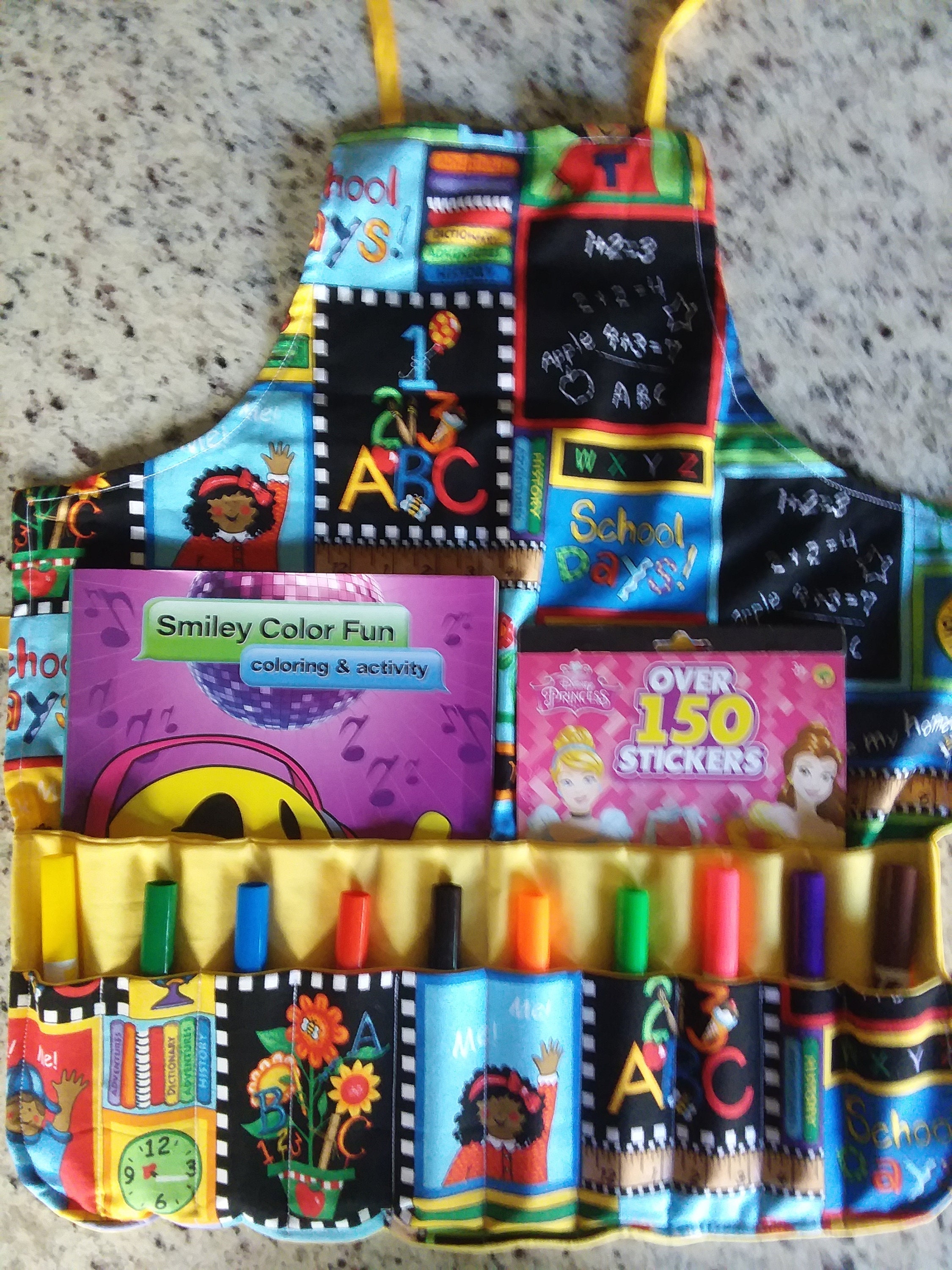 School Activity Apron - Etsy