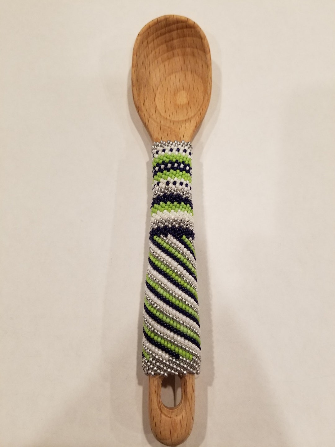 Beaded Kitchen Wooden Spoon - Etsy