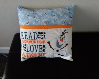 Olaf Pillow | Etsy