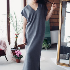 Maxi Dress. Wool Dress. Merino Wool Dress. Merino Wool. Plus - Etsy