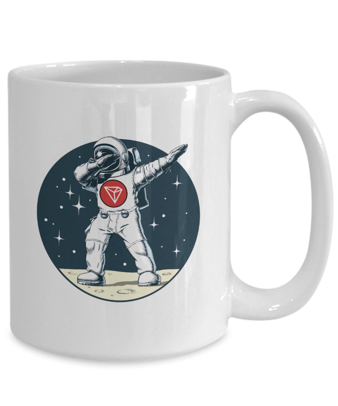 Tron Dab Cryptocurrency Mug an Astronaut Dabbing While Repping Tron on ...