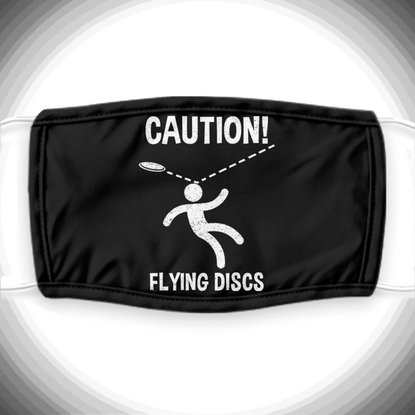 Disc Golf Mask caution Fly Discs Funny Mask for Men and Women Disc ...