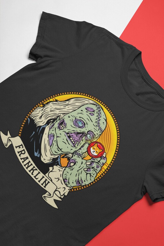 Shiba Inu Zombie Ben Franklin Cryptocurrency Shirt Zombie - Etsy